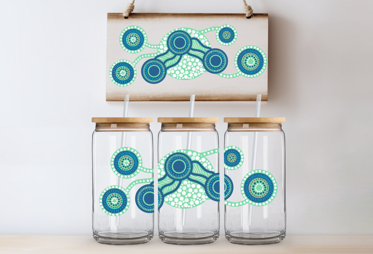 Waterways UVDTF Wrap – Ojs Aboriginal Art